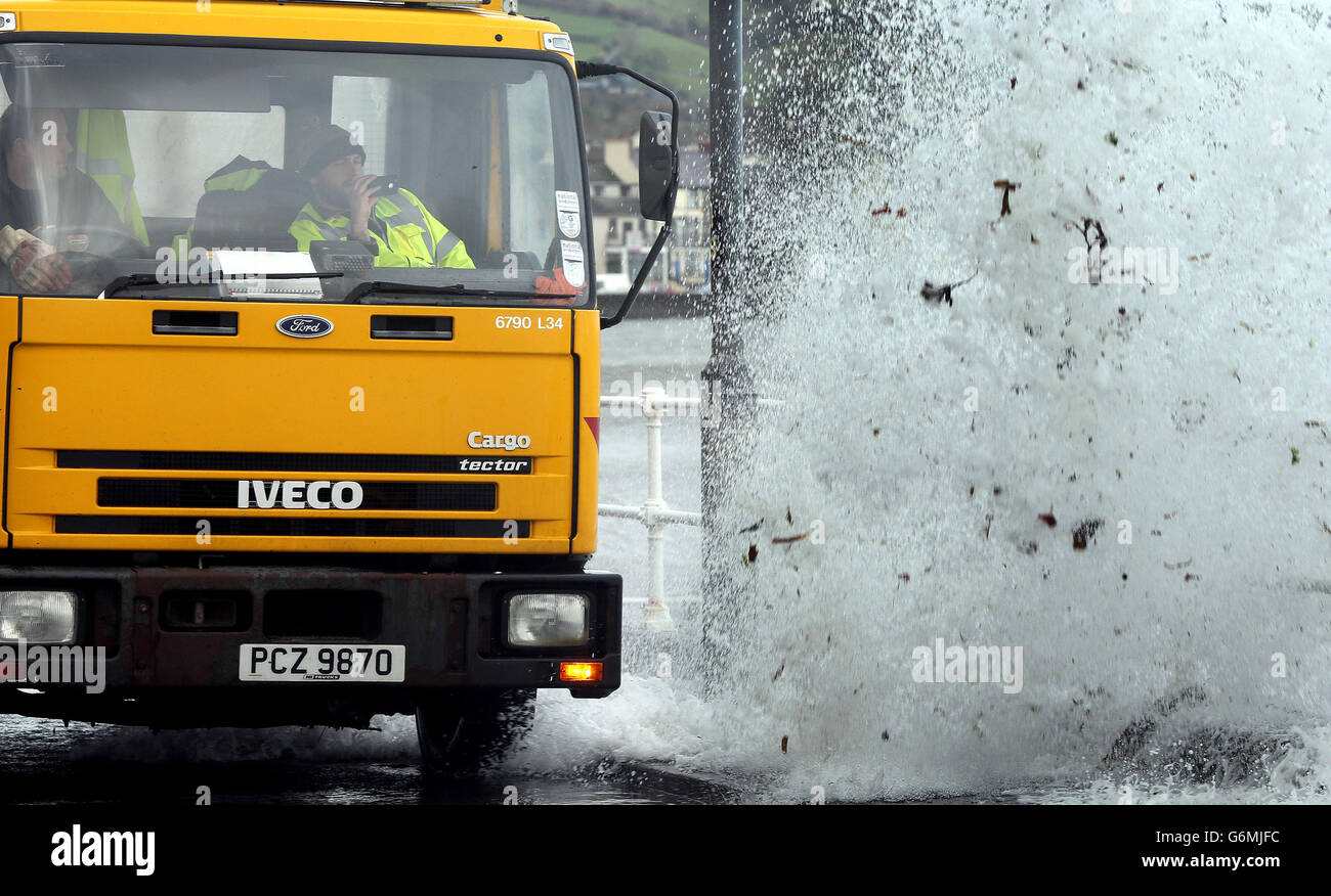 News weather flood ulster hi-res stock photography and images - Alamy