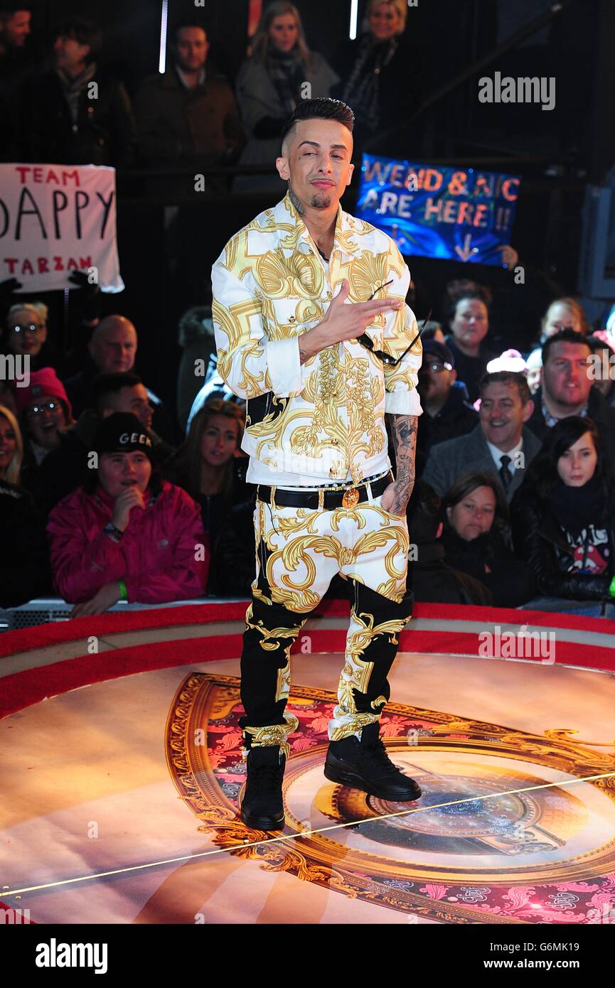 Dappy arriving at the Celebrity Big Brother House, Elstree Studios ...