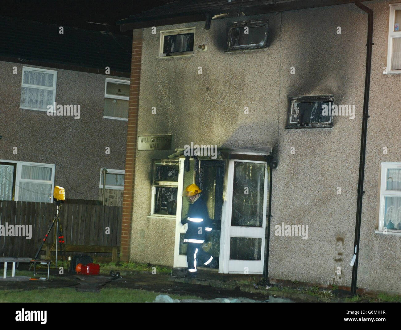 Will Griffiths Walk House Fire Stock Photo - Alamy