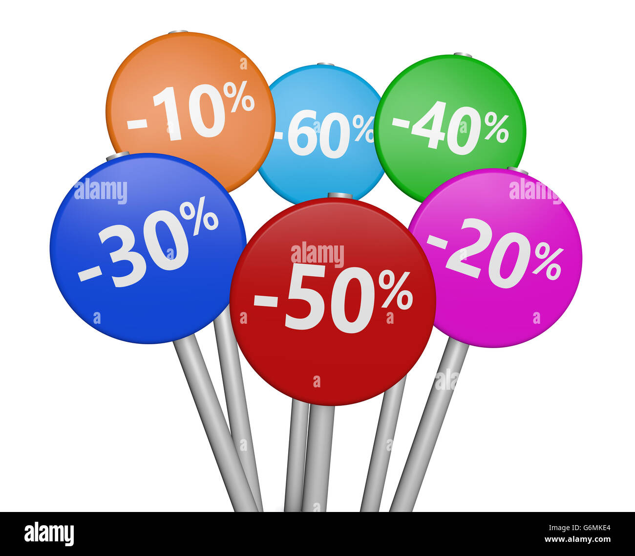 Shopping sale discount and promo with sign and percent symbol on ...