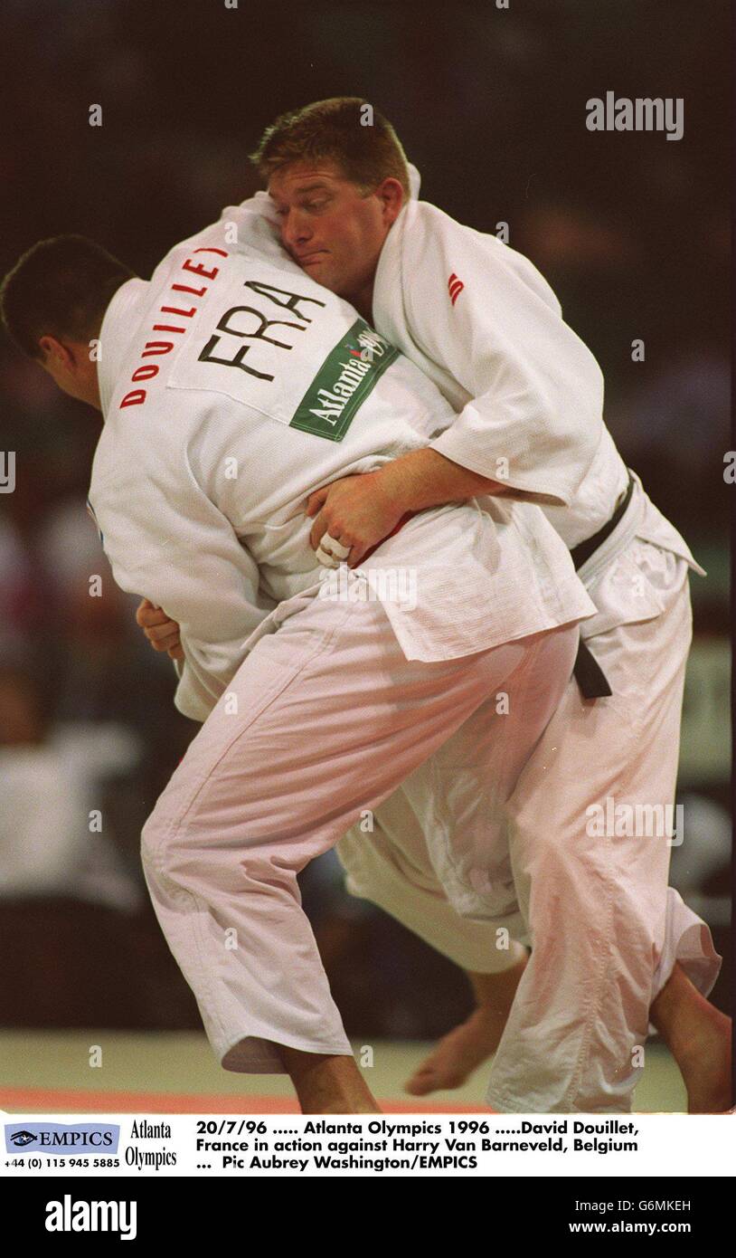 20 7 96 atlanta olympics 1996 david douillet hi-res stock photography ...