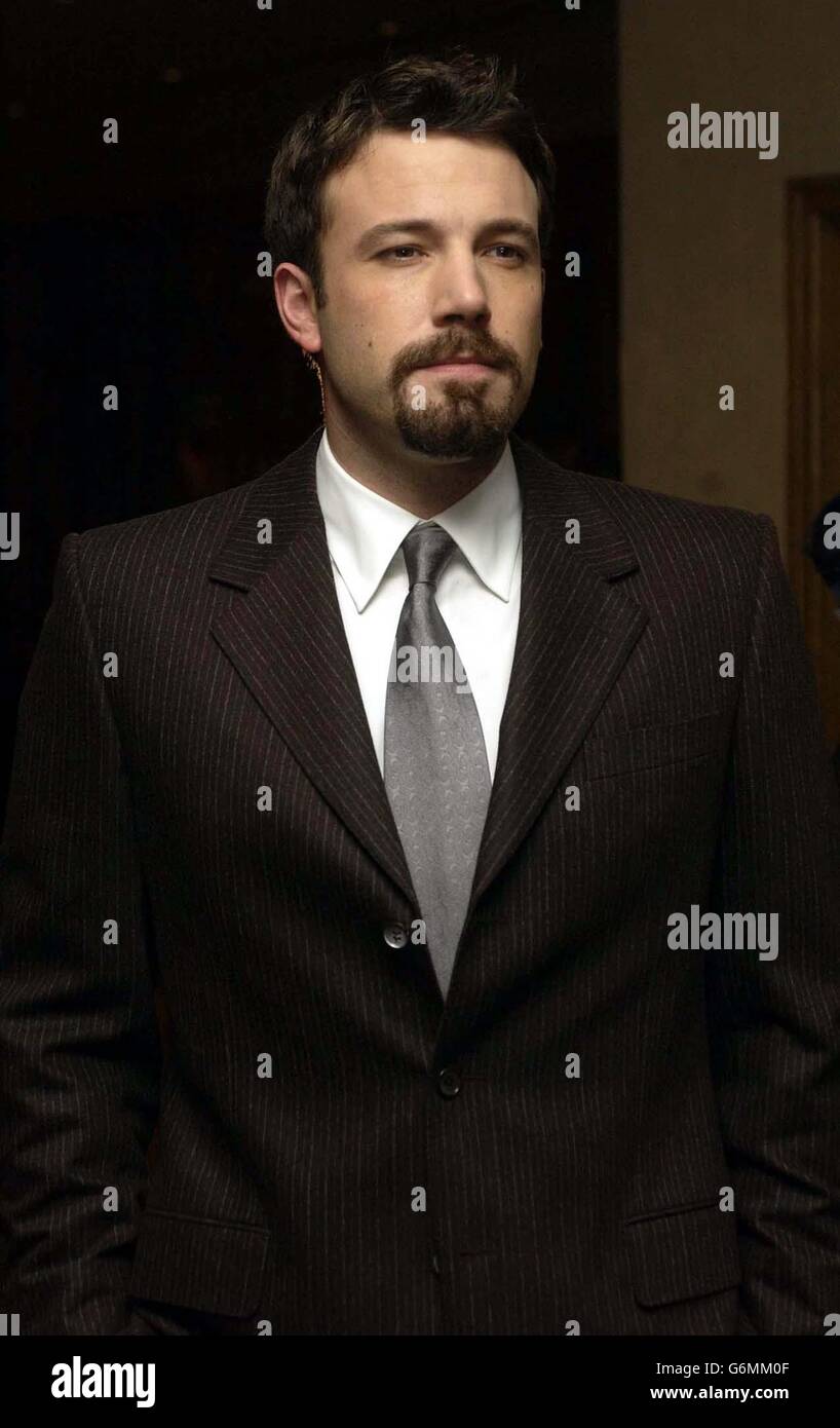 Actor Ben Affleck arrives for the screening of his latest film Paycheck ...