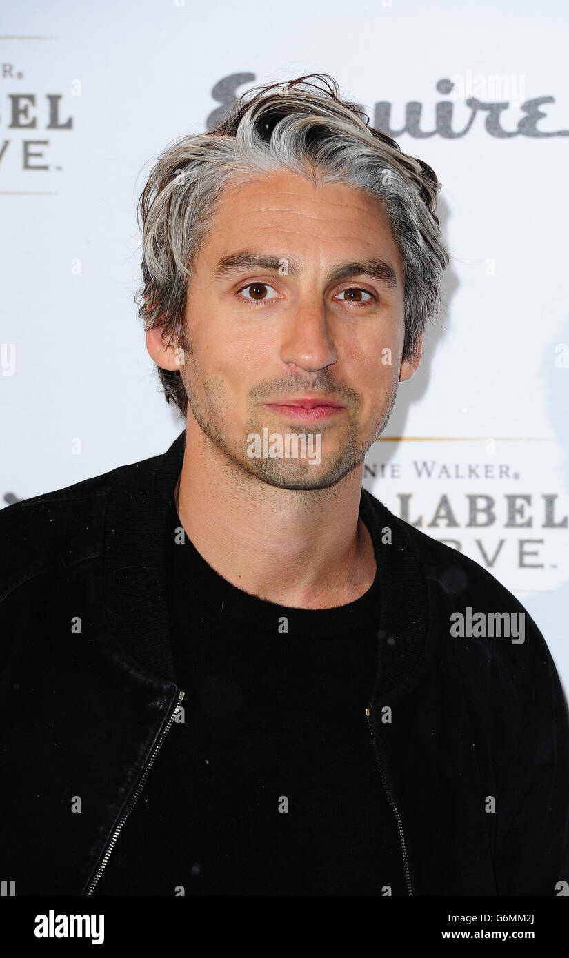 George lamb attending the esquire london collections hi-res stock ...