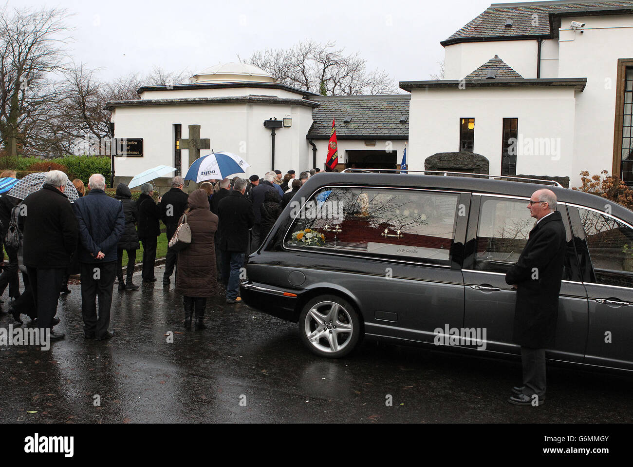 Held at the woodside crematorium in paisley hi-res stock photography ...