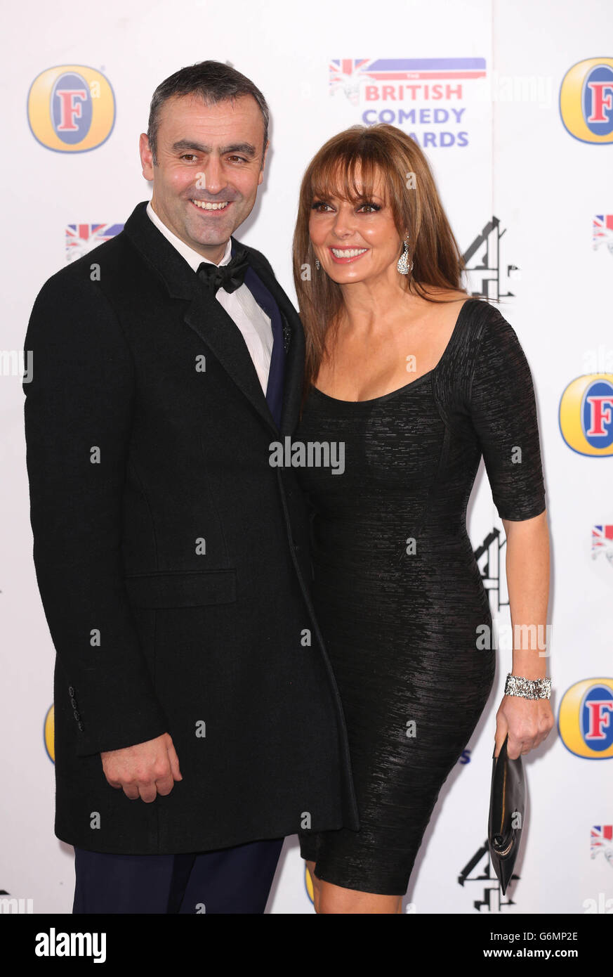 Graham Duff and Carol Vorderman attend the British Comedy Awards at ...