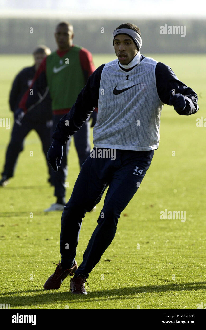 Arsenal Training Session Stock Photo - Alamy