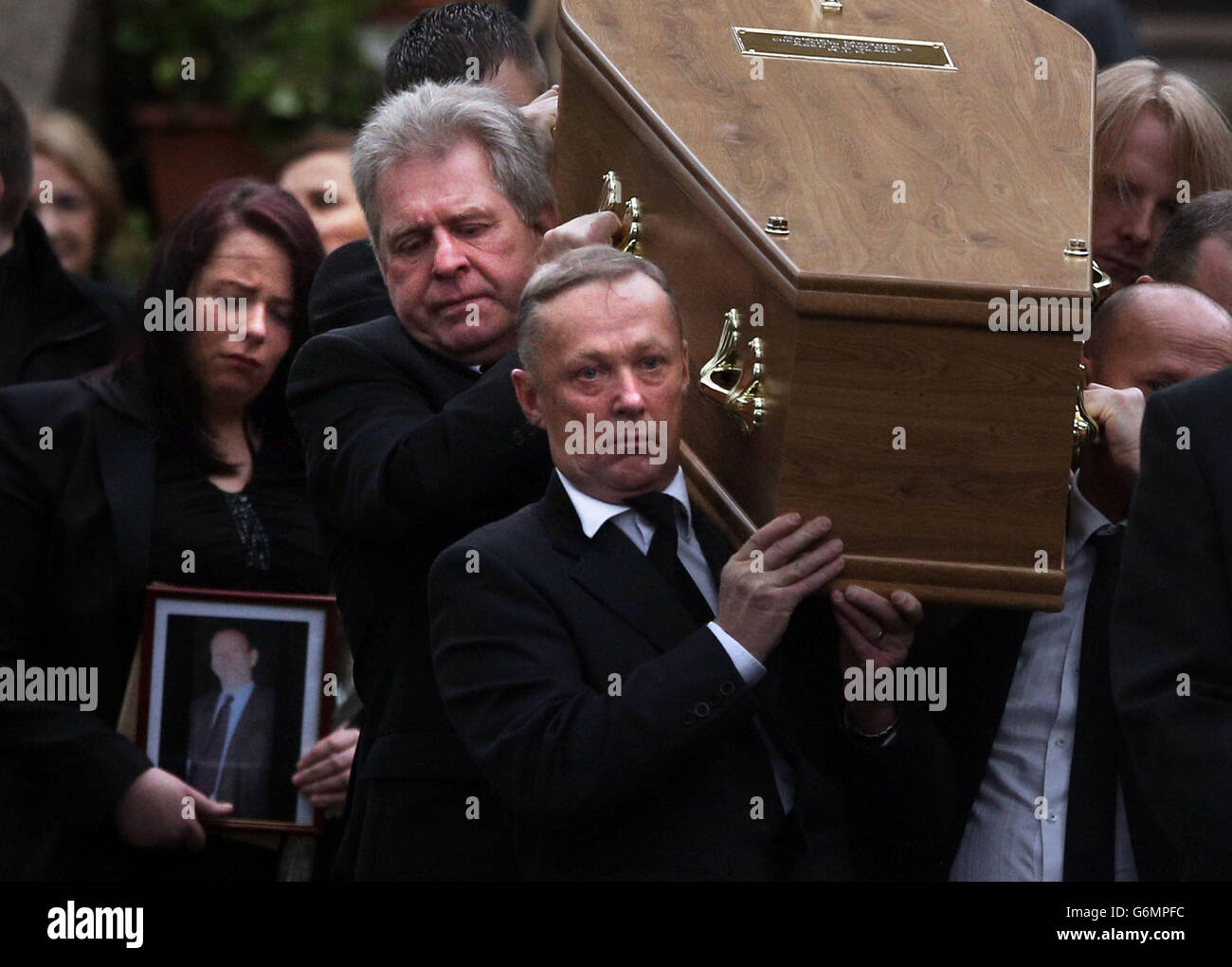 Samuel McGhee funeral Stock Photo - Alamy