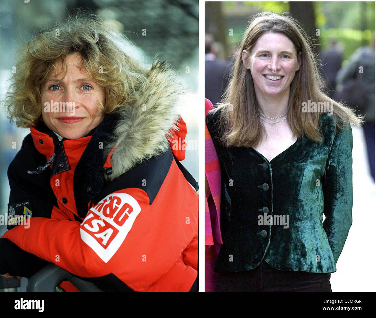 Rosie Stancer (left) and Fiona Thornewill (right), the two adventurers ...