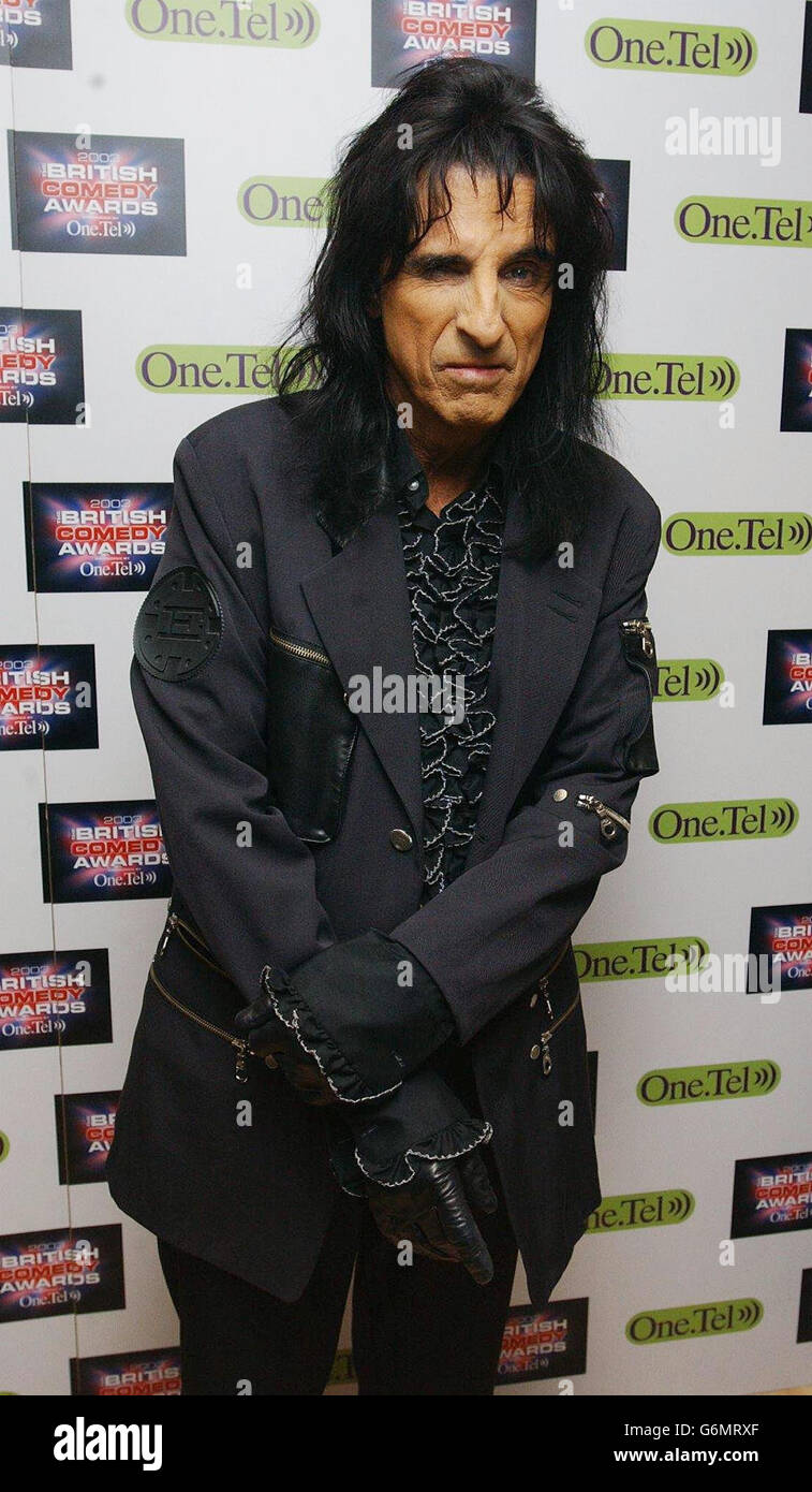 Alice Cooper British Comedy Awards Stock Photo - Alamy