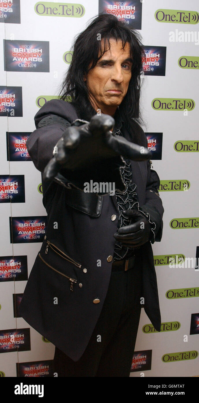 Alice Cooper during the annual British Comedy Awards at London ...