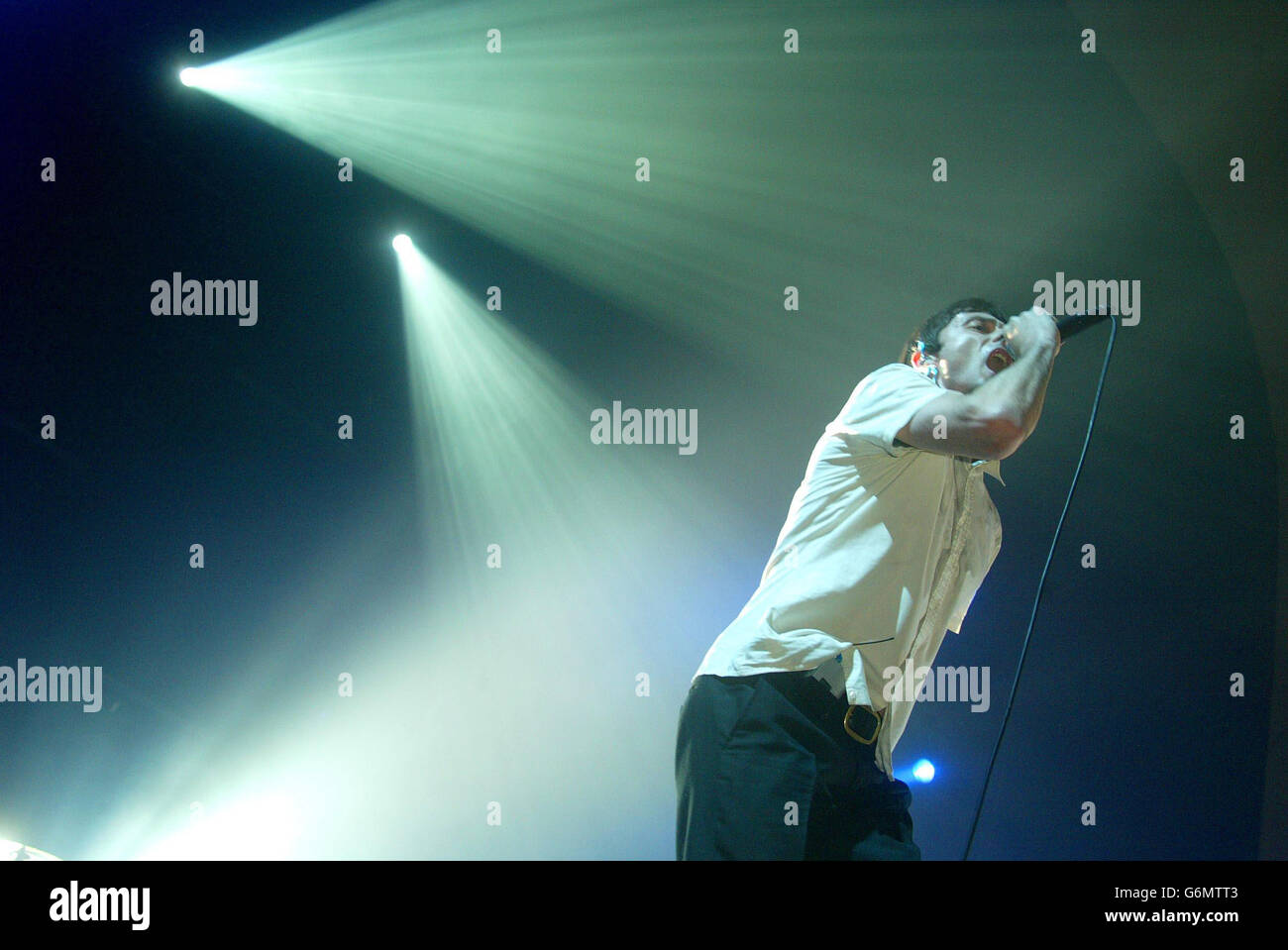 SHOWBIZ Suede Concert Stock Photo - Alamy