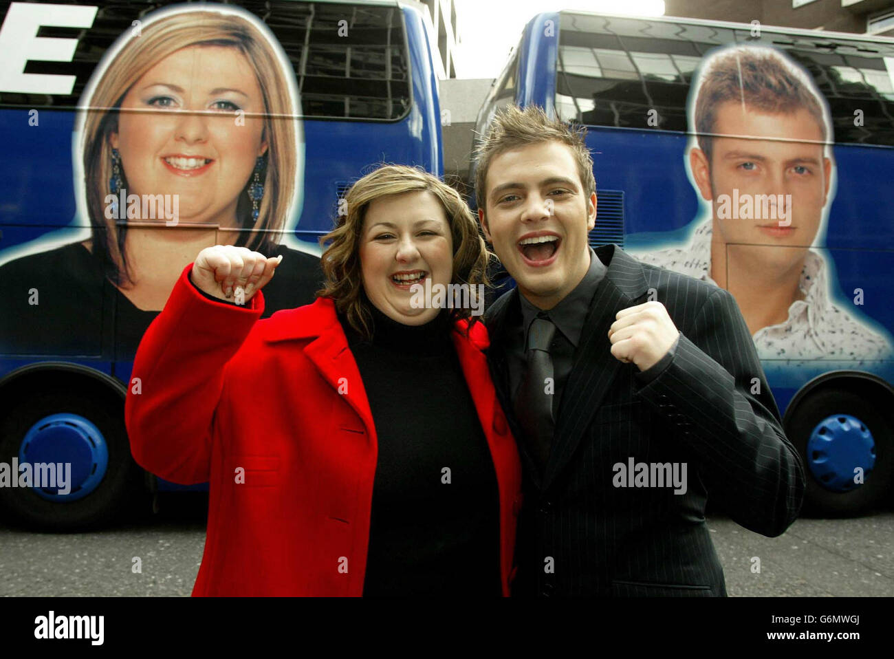 Pop Idol Finalists Stock Photo - Alamy