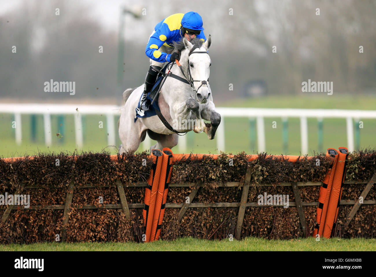 Horse Racing - Huntingdon Races Stock Photo - Alamy
