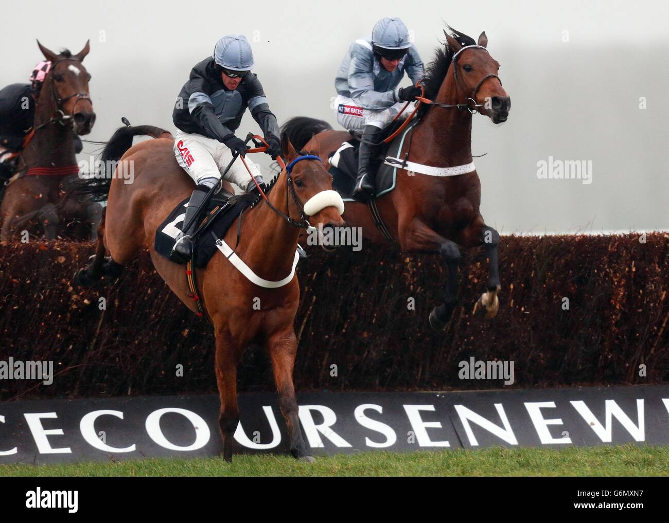 Horse Racing - Christmas Raceday - Newbury Racecourse Stock Photo - Alamy