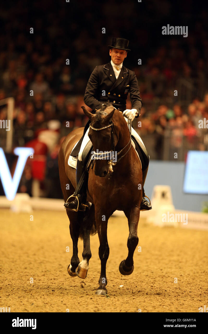 Netherlands Edward Gal riding Glock's Undercover in the Reem Acra FEI ...