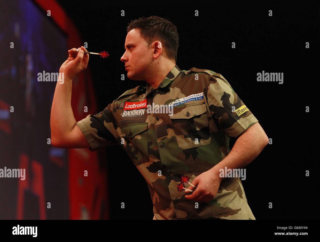 Steve Brown during day six of The Ladbrokes World Darts Championship at ...