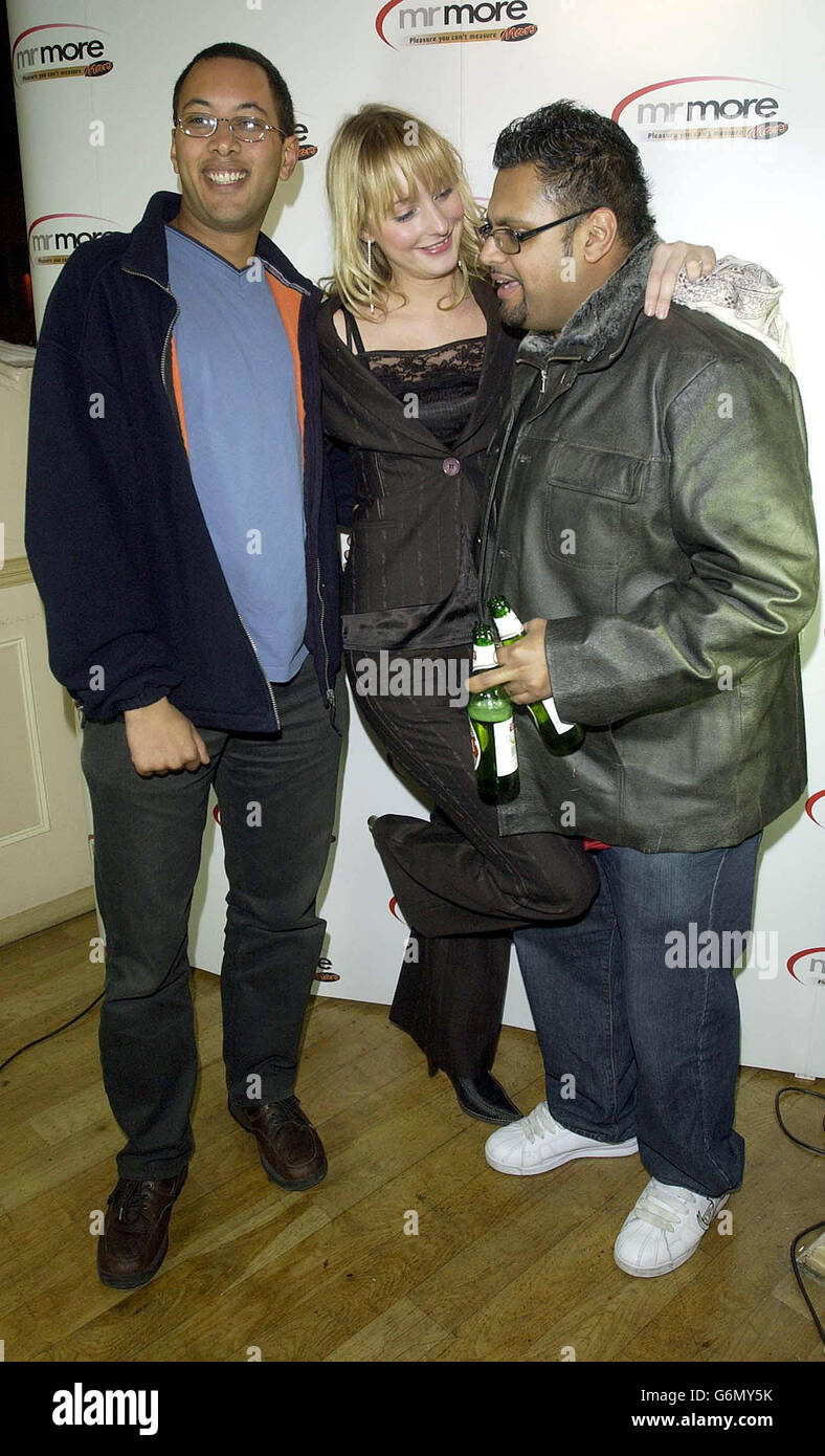 Big Brother 4 housemates (from left to right) Jon Tickle, Nush Nowak ...