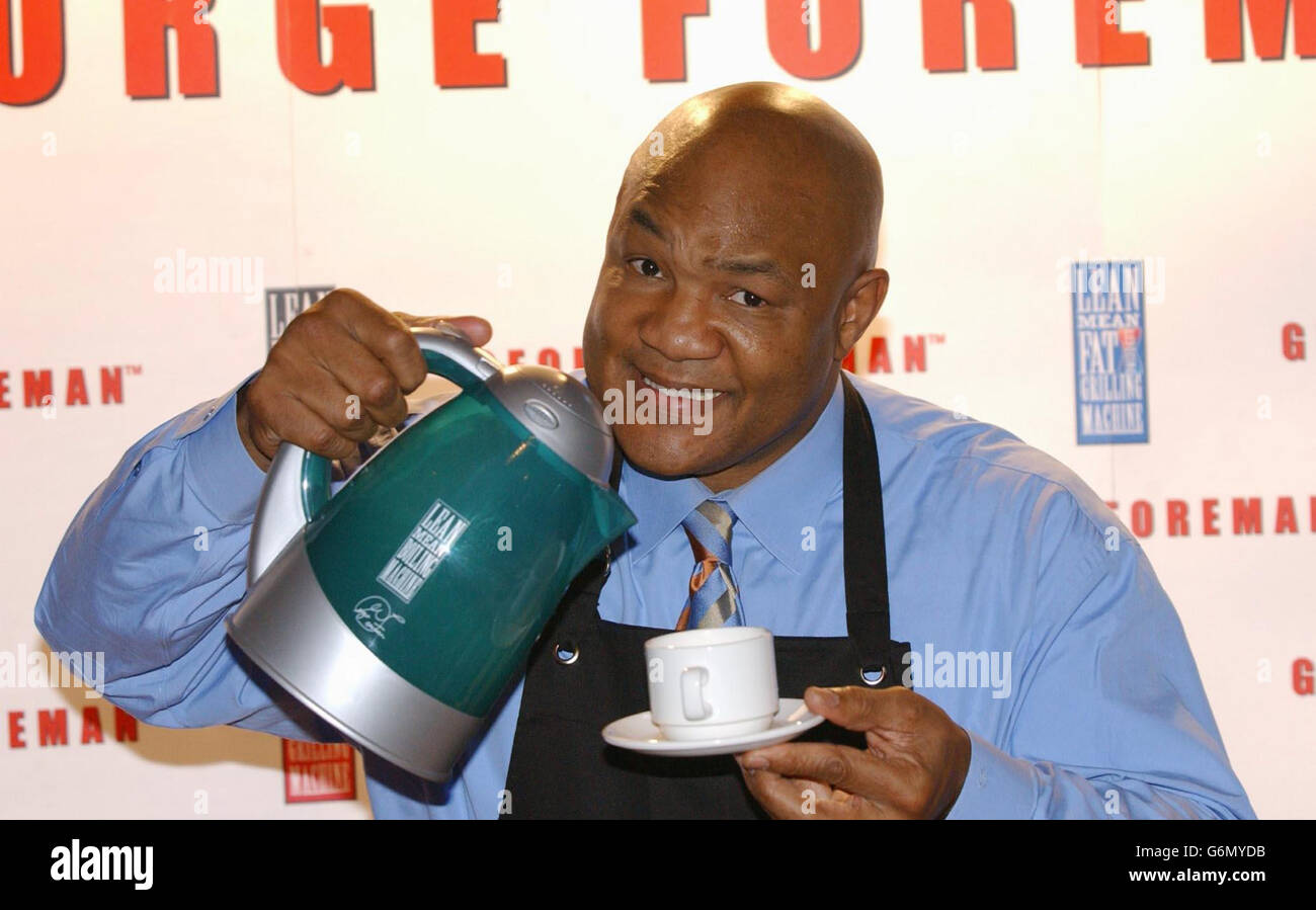 George Foreman product launch Stock Photo - Alamy