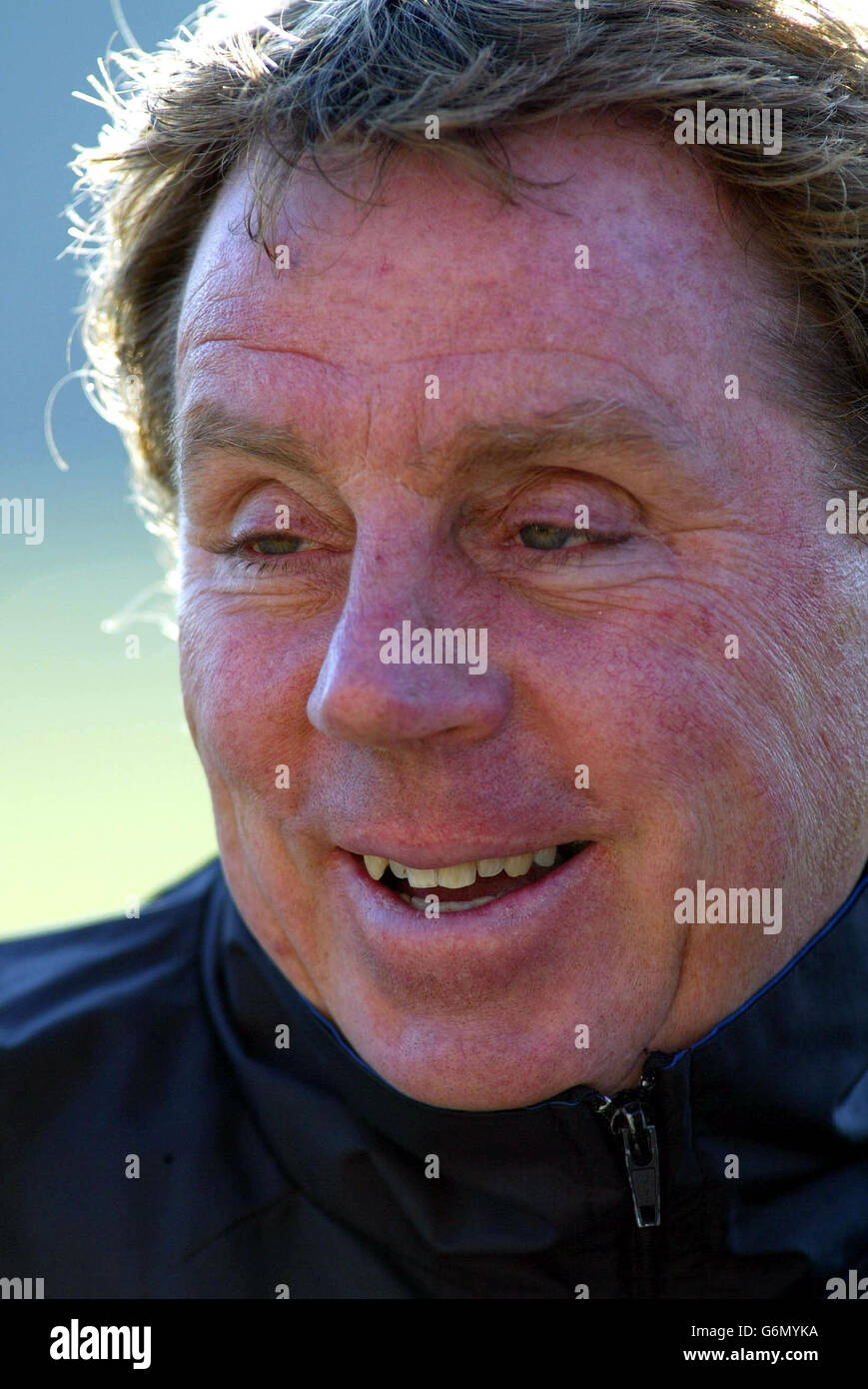 Portsmouth fc manager harry redknapp during training hi-res stock ...