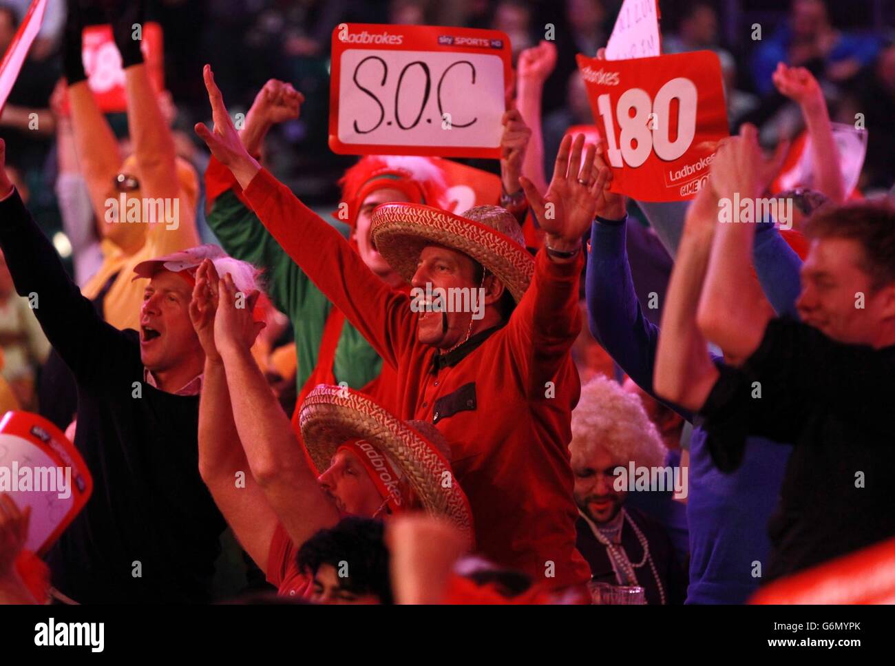Darts fans in fancy dress world darts championship alexandra palace hi ...