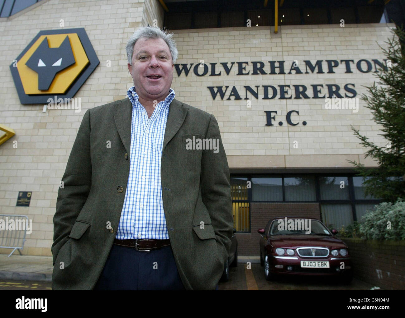 Sir jack hayward, wolverhampton wanderers chairman hi-res stock ...