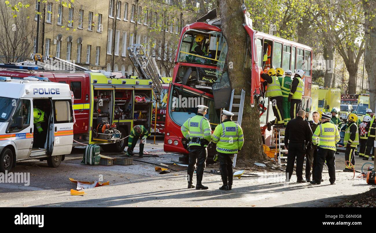 Police, ambulance and fire crews are on the scene of a bus crash in ...