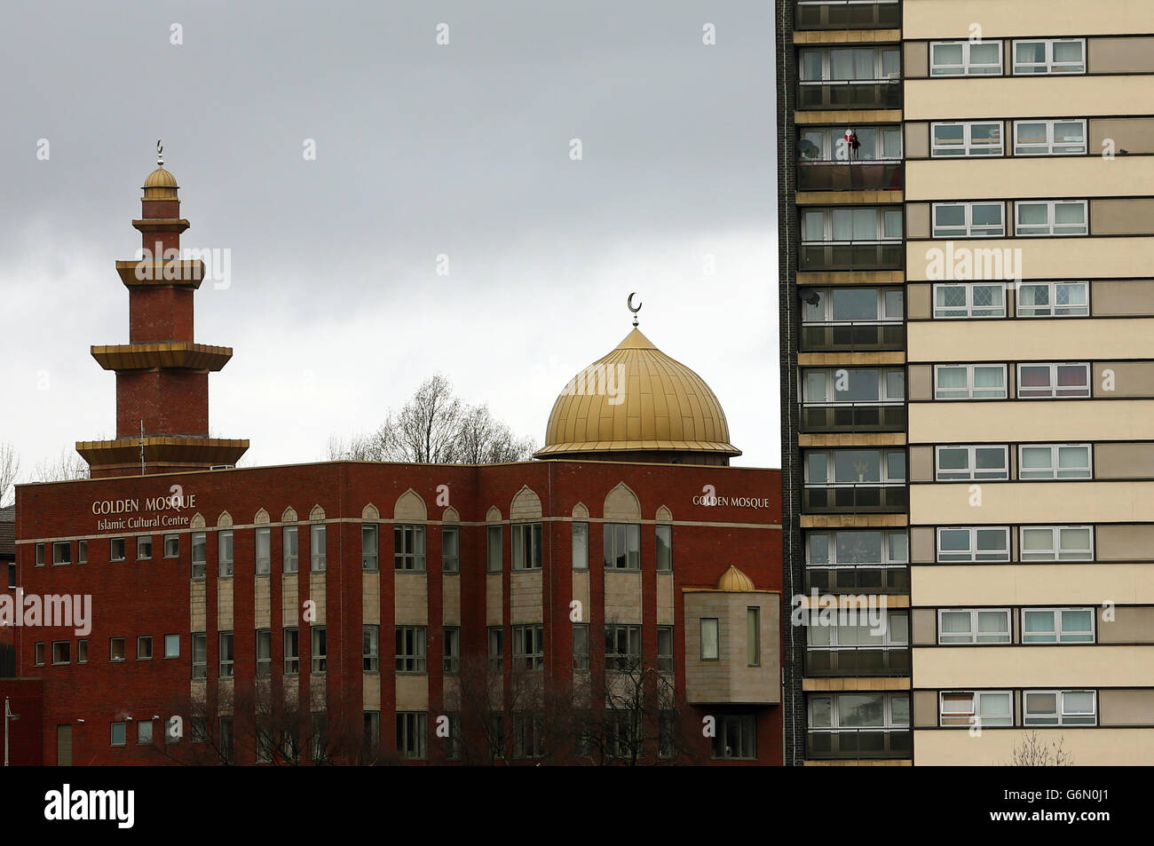 A general view of The Golden Mosque Islamic Centre in Rochdale which ...