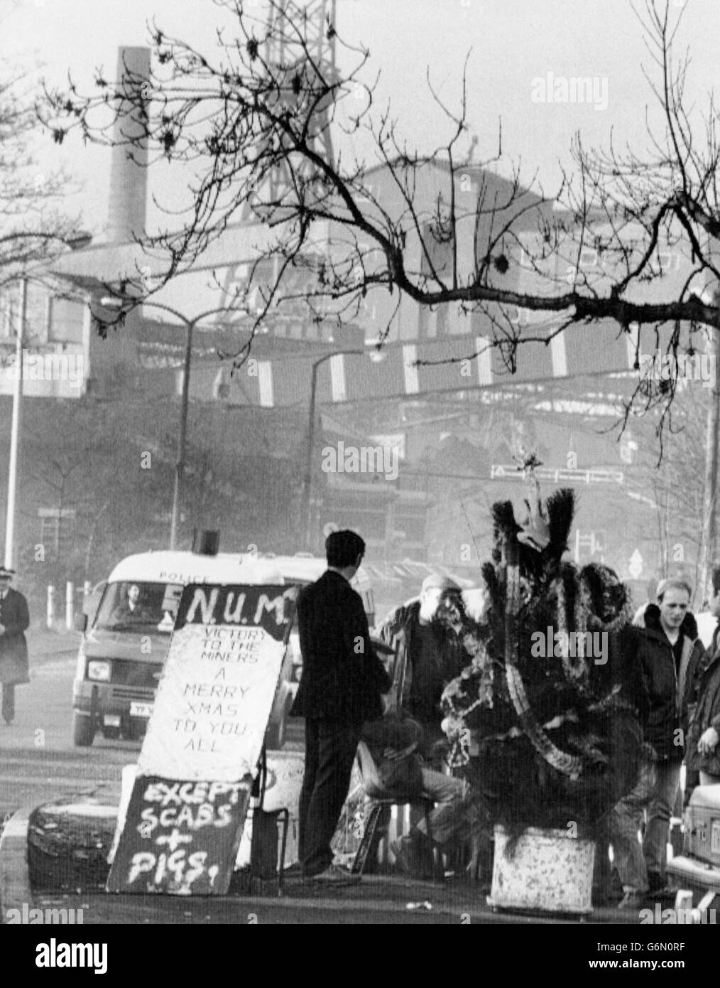 Employment - Miners' Strike - Rossington, Yorkshire Stock Photo - Alamy