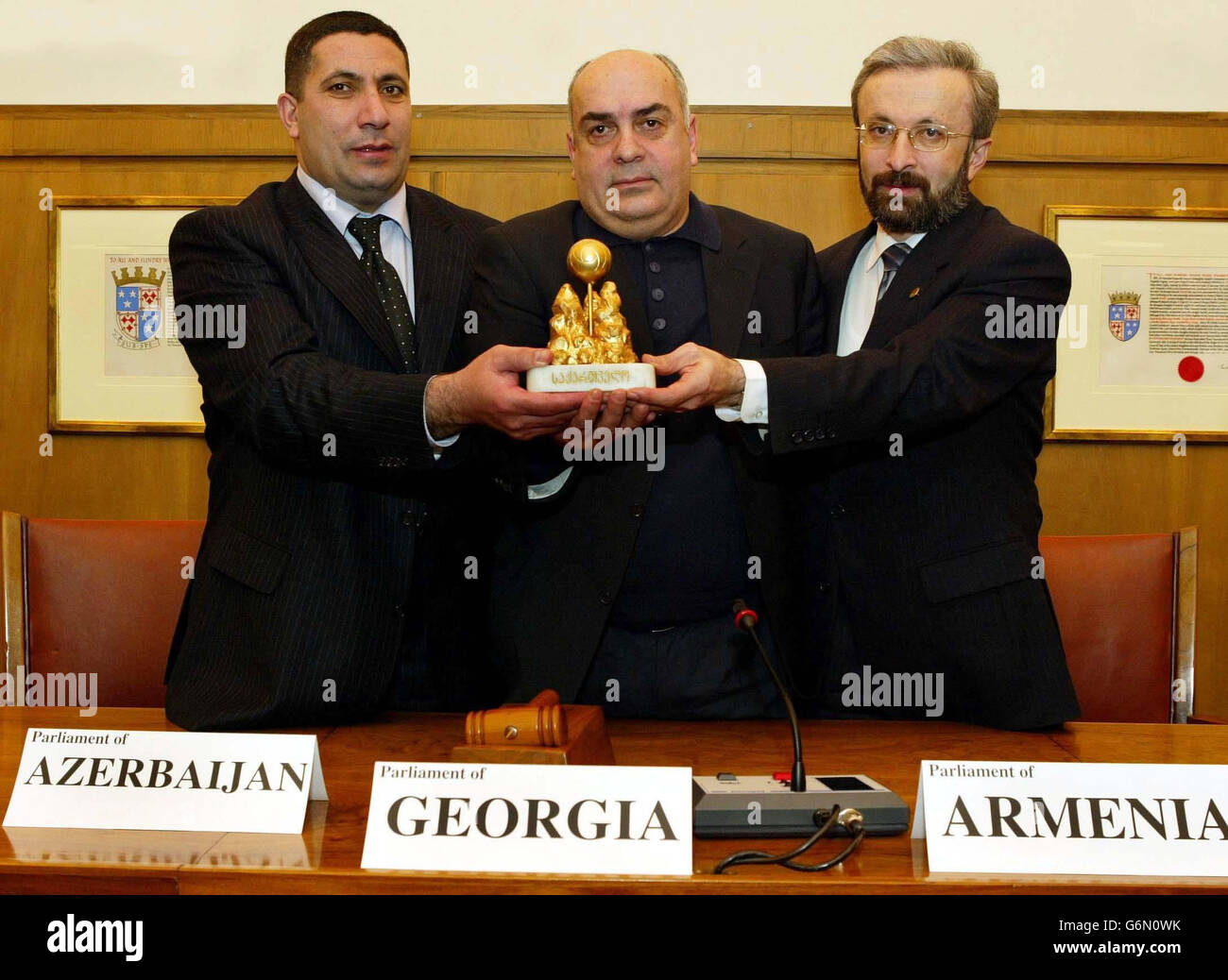 Moray Council Peace Talks Stock Photo - Alamy