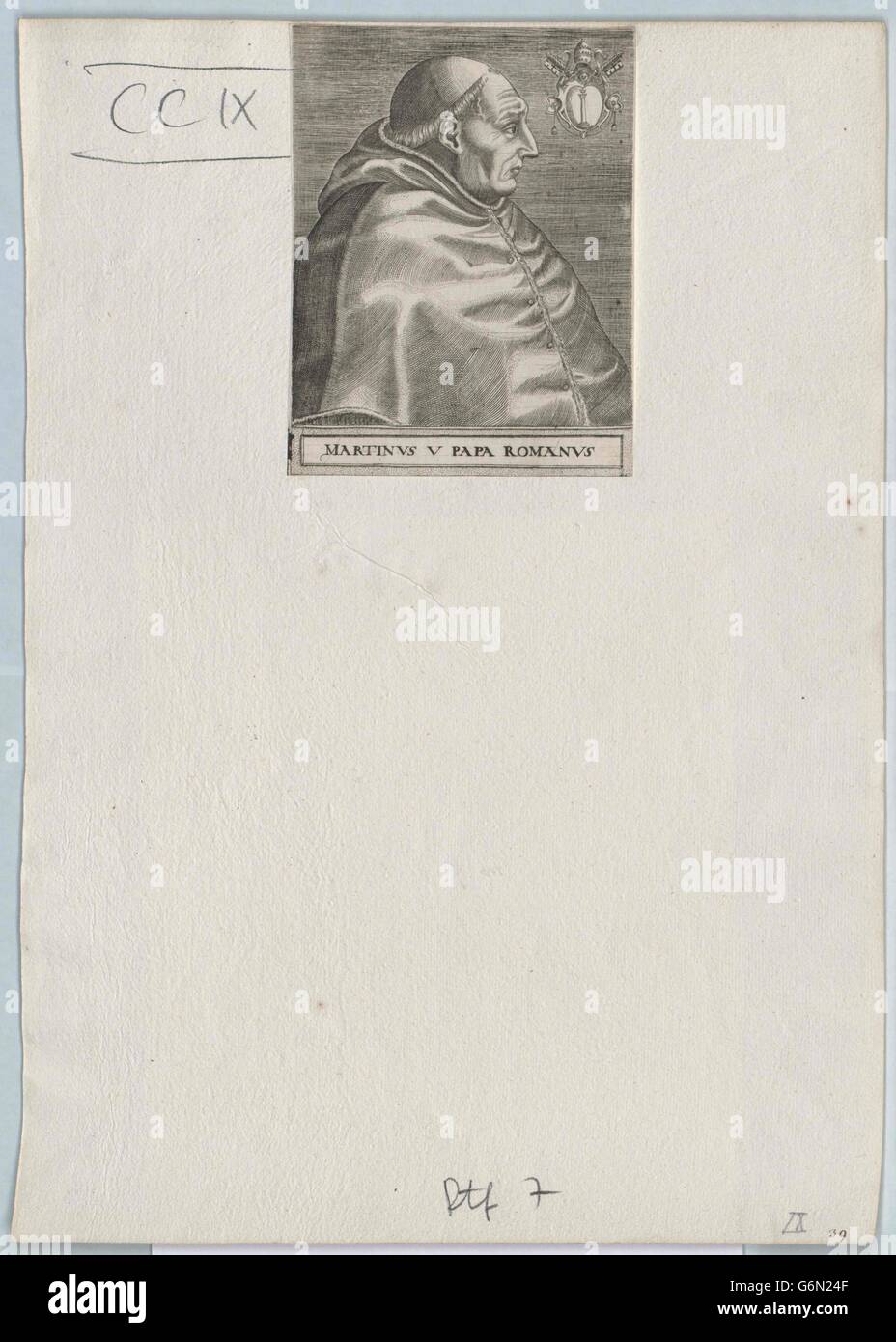 Pope martin v hi-res stock photography and images - Alamy