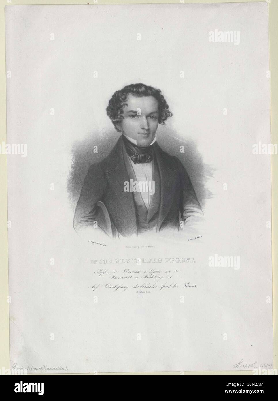 Probst, Johann Maximilian Alexander Stock Photo - Alamy