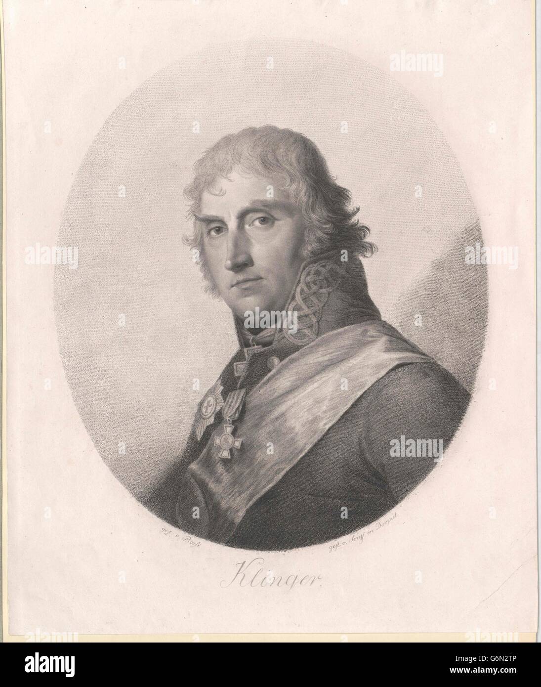 Klinger, Friedrich Maximilian von Stock Photo - Alamy