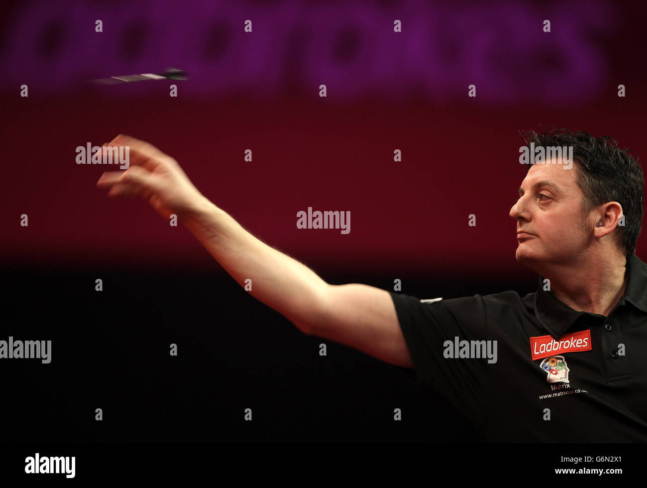 Barclays english football league premier darts world hi-res stock ...