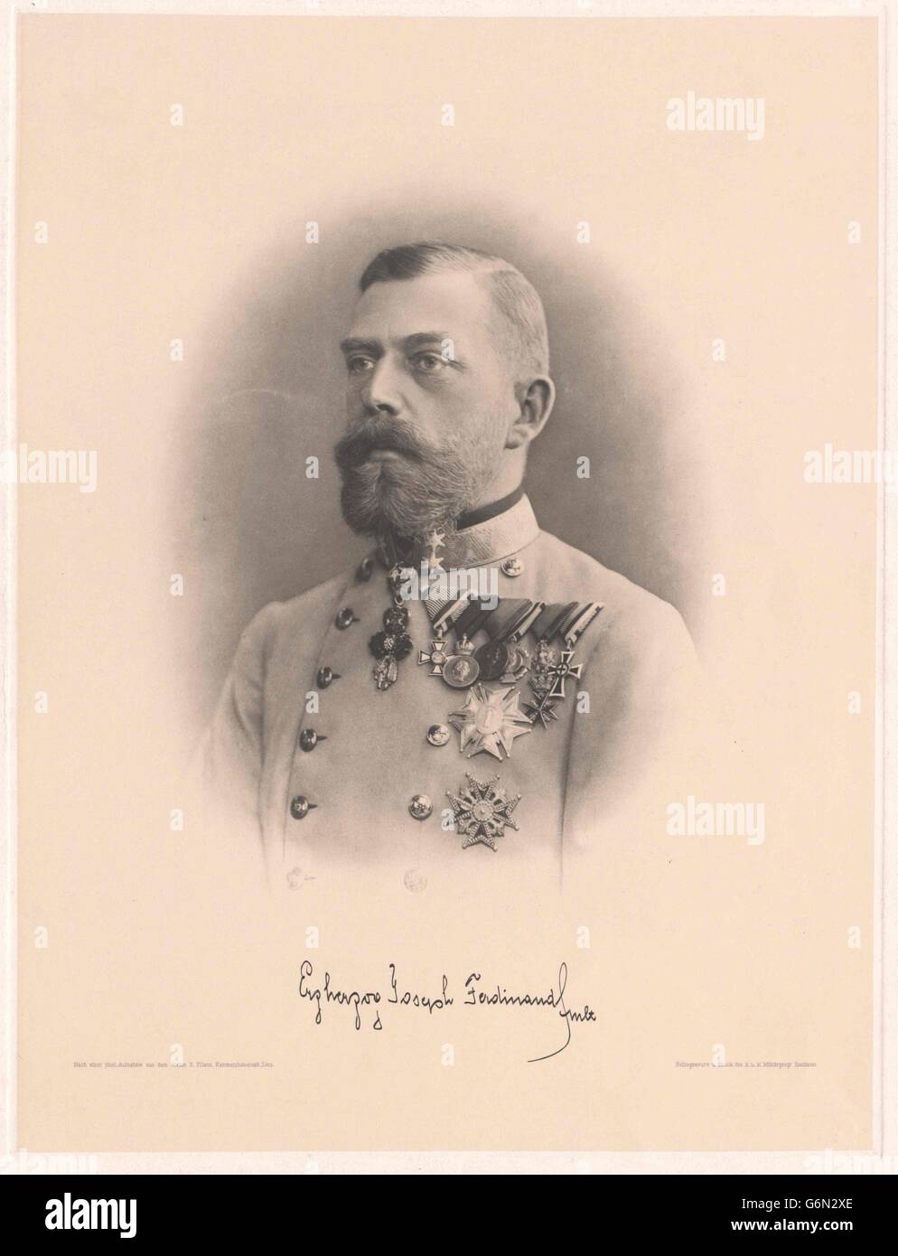 Josef Ferdinand, Erzherzog von Österreich-Toskana Stock Photo - Alamy