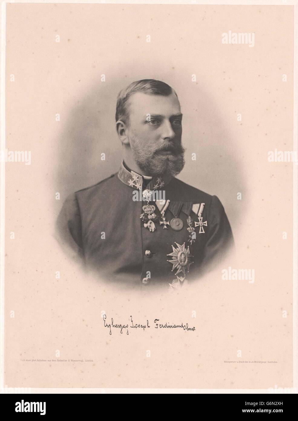 Josef Ferdinand, Erzherzog von Österreich-Toskana Stock Photo - Alamy