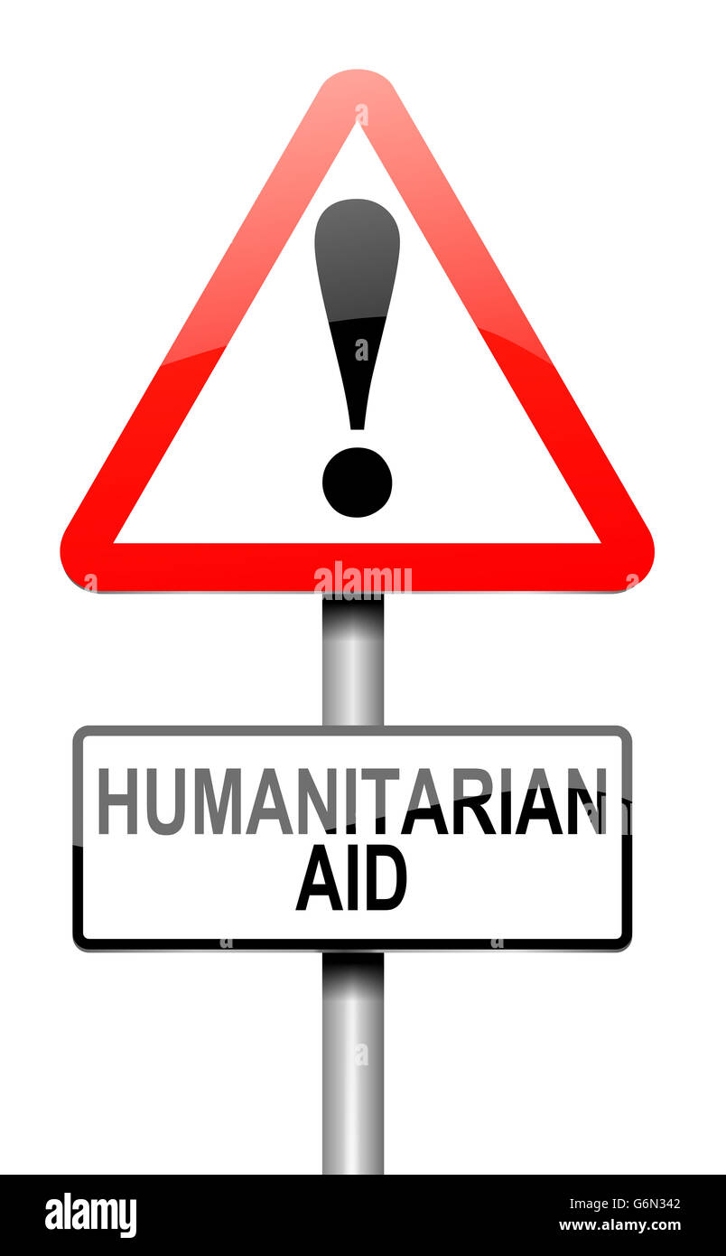 Humanitarian aid concept Stock Photo - Alamy