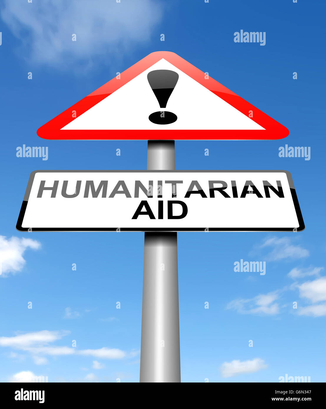 Humanitarian aid concept Stock Photo - Alamy