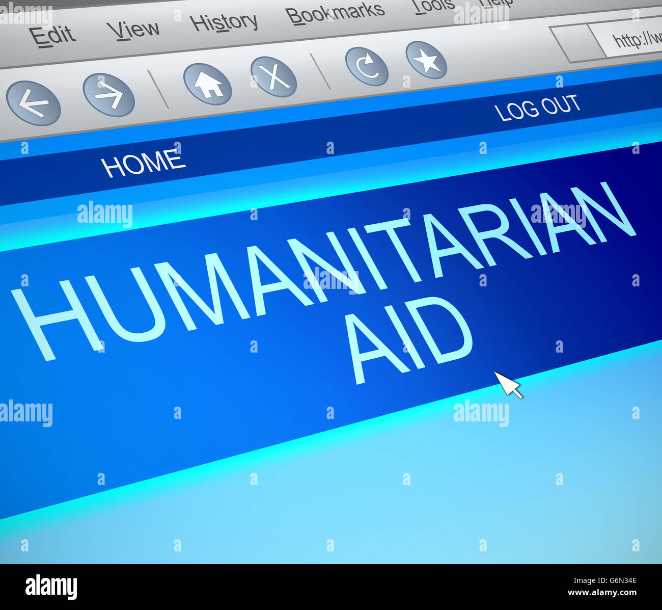 Humanitarian aid concept Stock Photo - Alamy