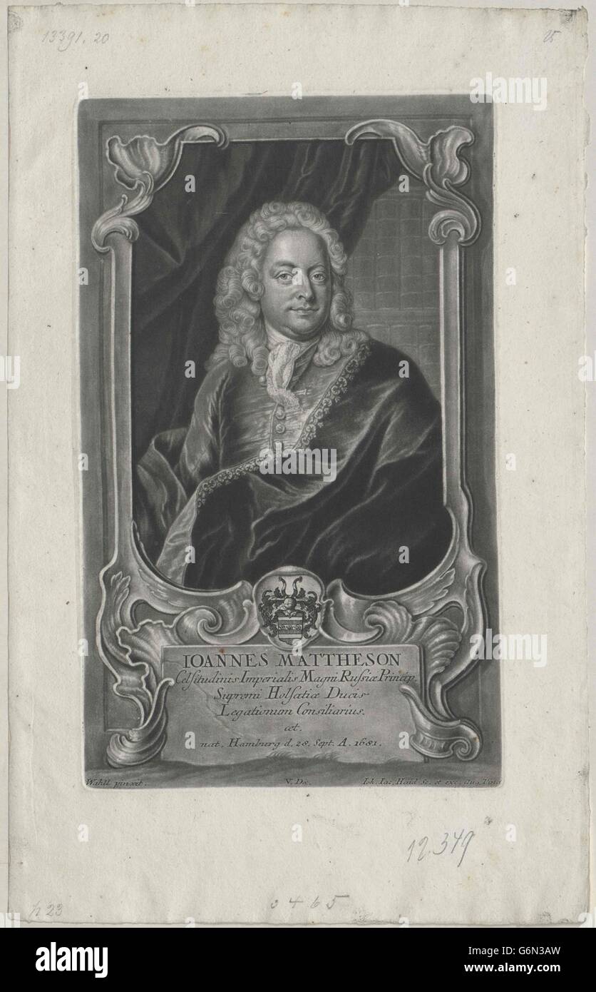 Johann mattheson hi-res stock photography and images - Alamy