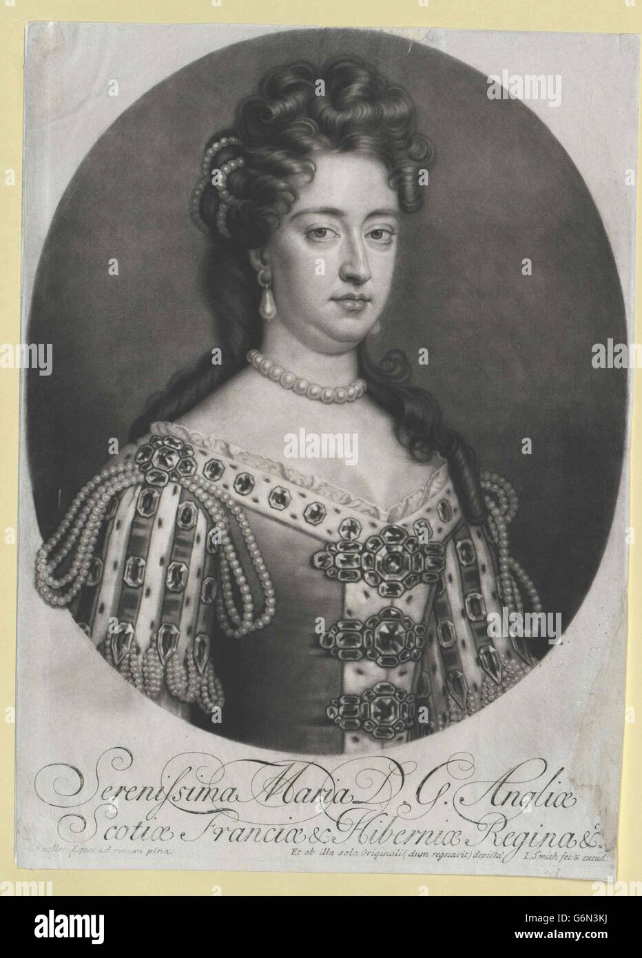 Maria II., Königin von England Stock Photo - Alamy