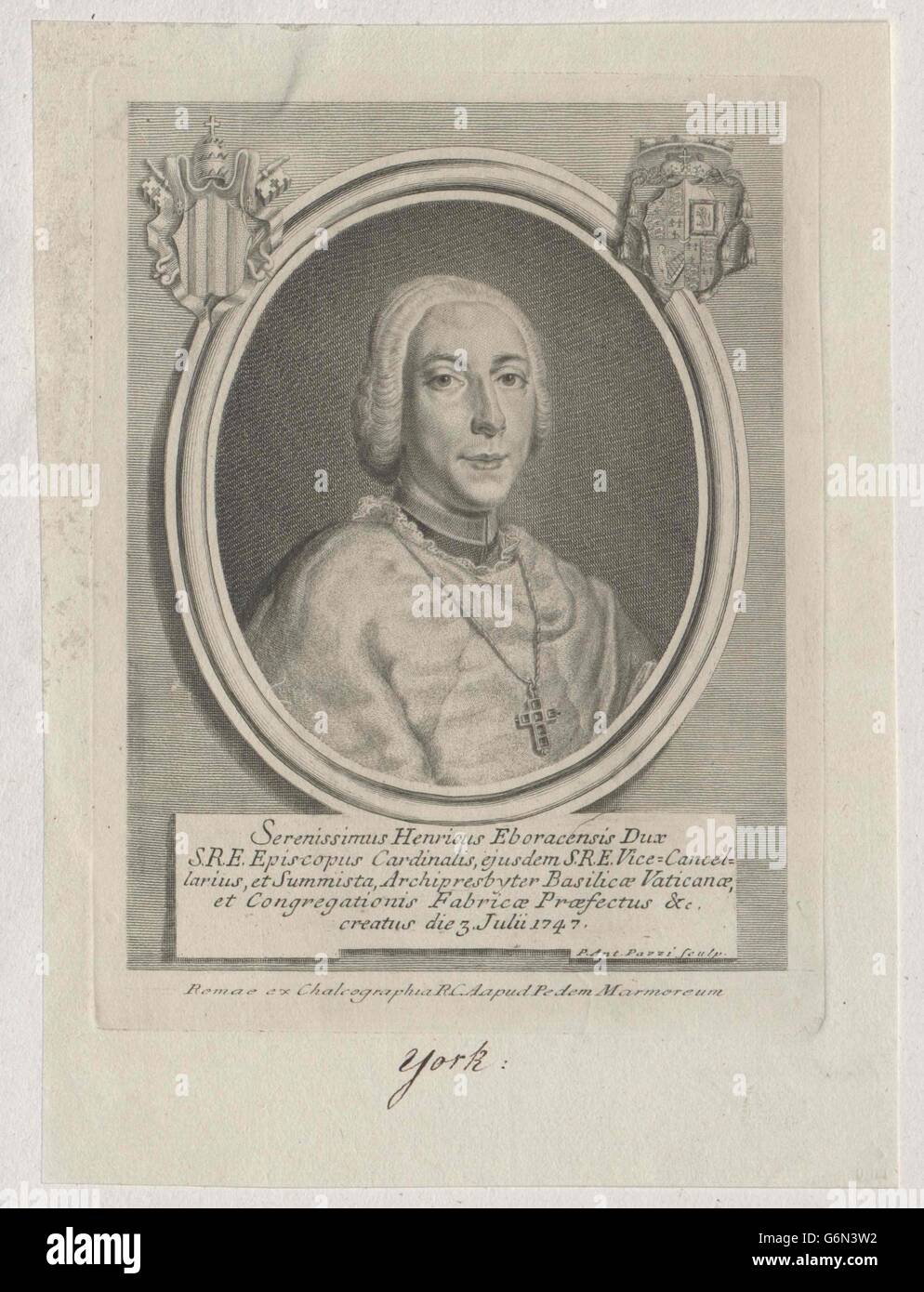 Heinrich Benedikt, Prinz von England Stock Photo - Alamy