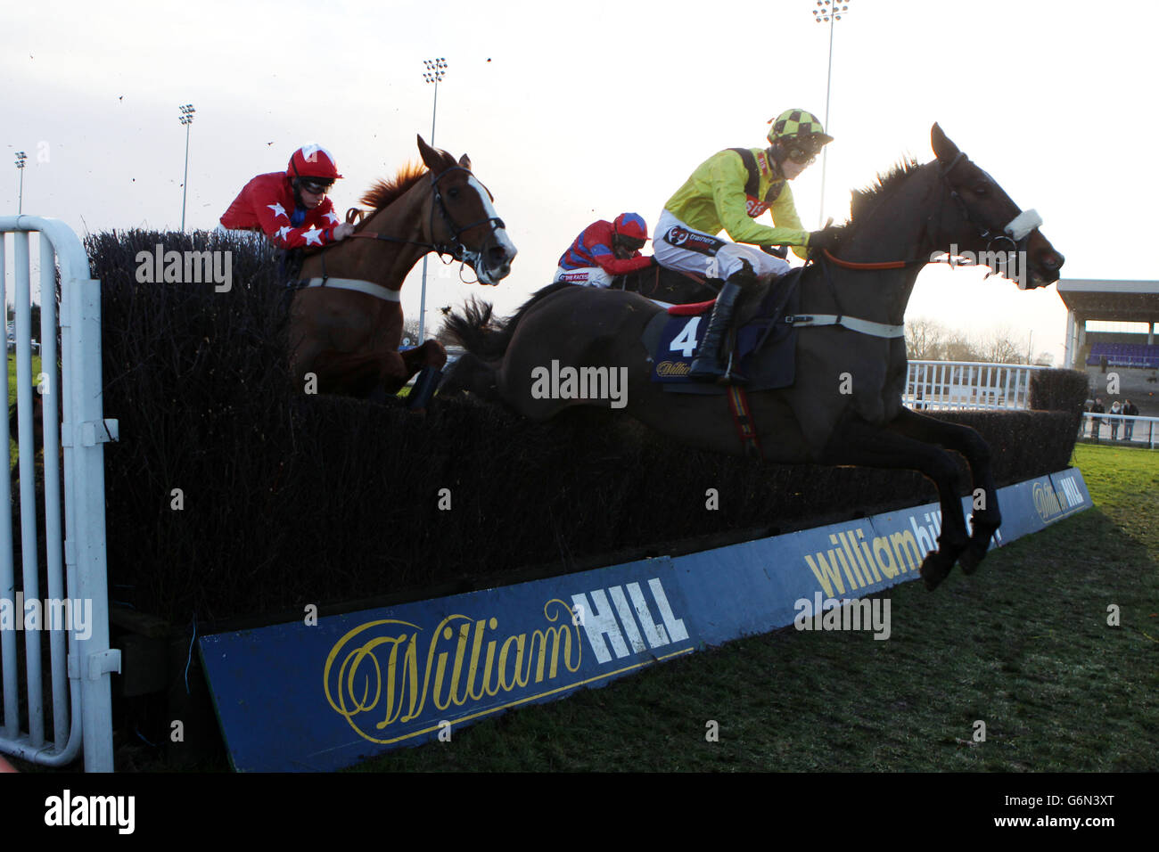 William hill signage williamhill com branding fence hurdle jump action ...
