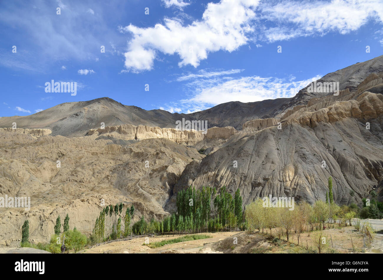 Moonland type landscape, Lamayuru, Ladakh, India Stock Photo - Alamy