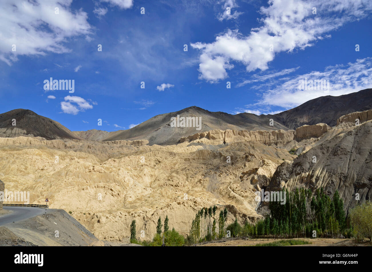 Moonland type landscape, Lamayuru, Ladakh, India Stock Photo - Alamy
