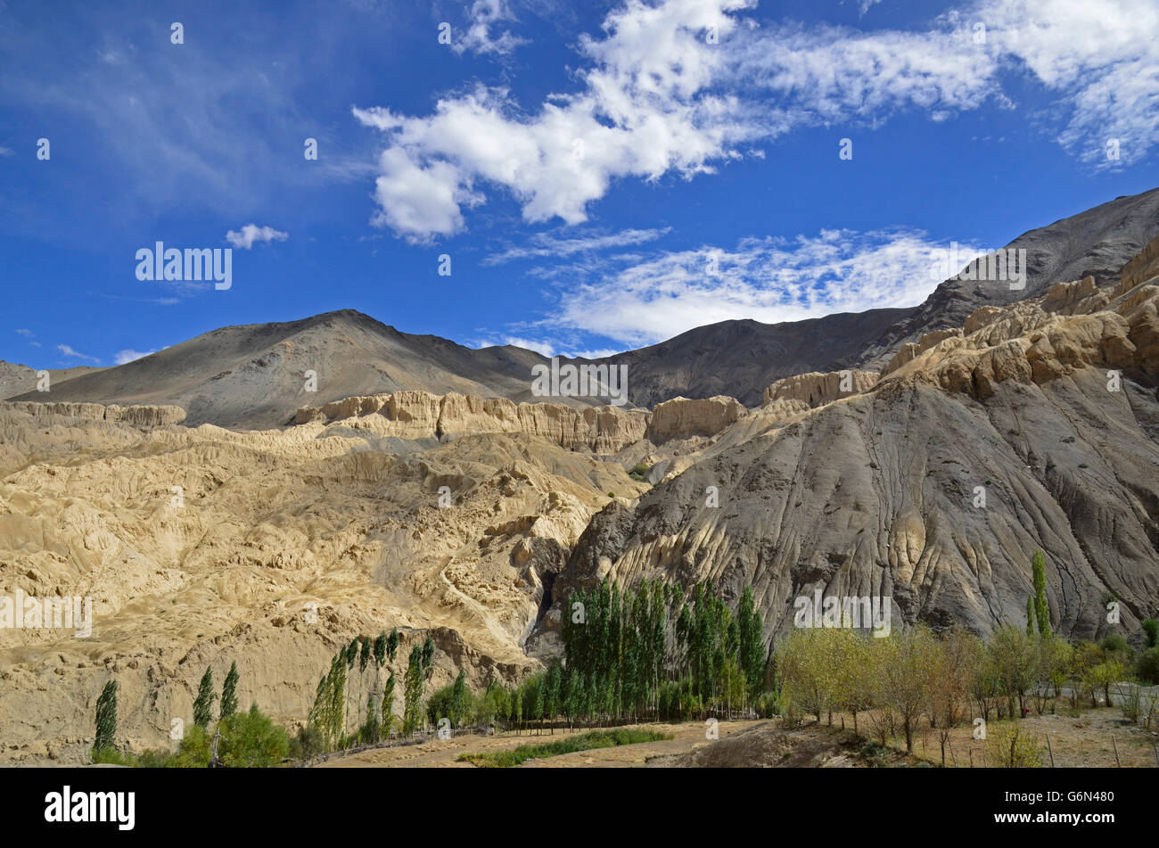 Moonland type landscape, Lamayuru, Ladakh, India Stock Photo - Alamy