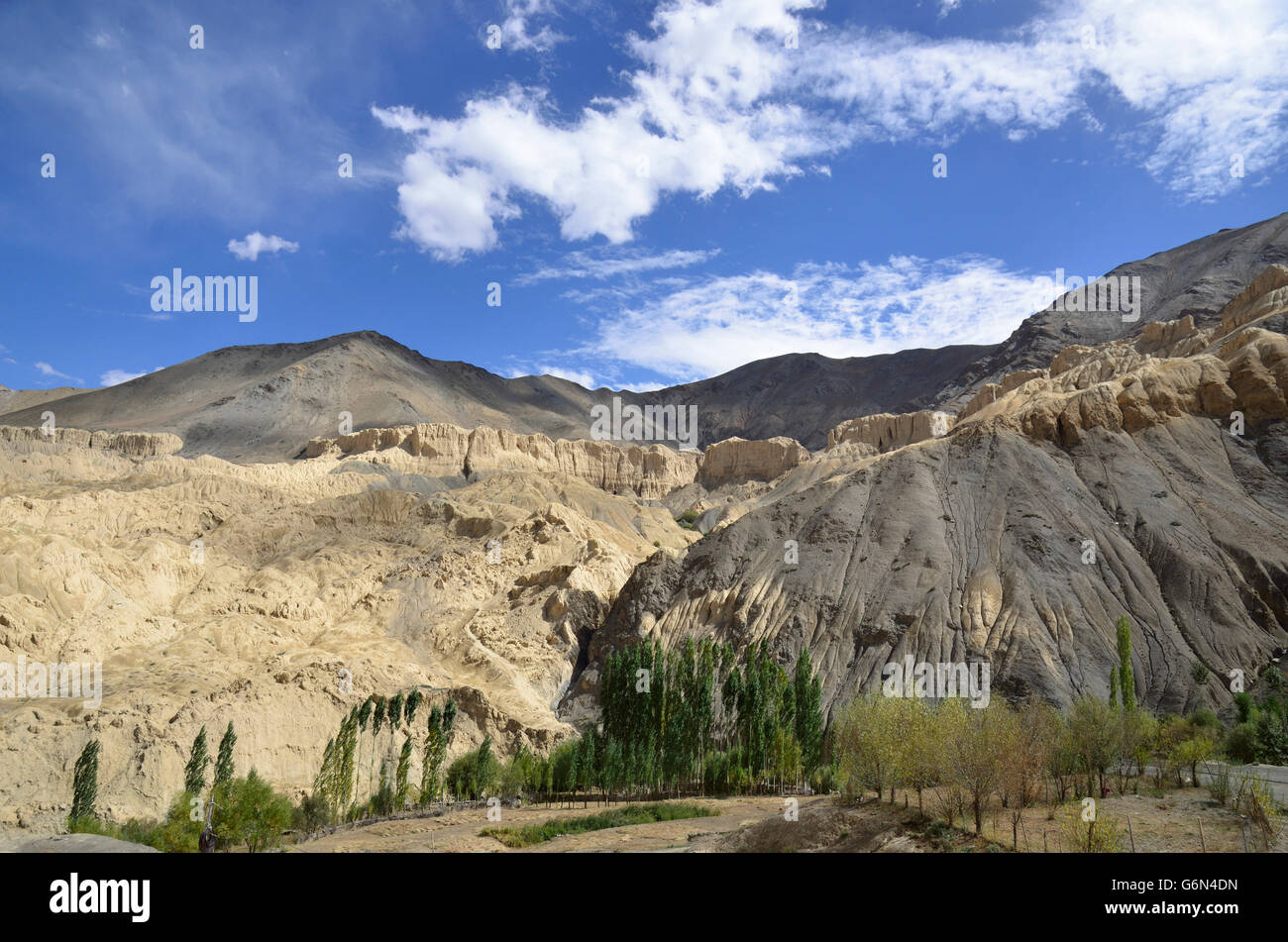 Moonland type landscape, Lamayuru, Ladakh, India Stock Photo - Alamy