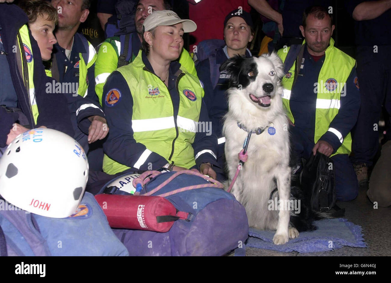 British rescue-workers including Rapid-UK's team leader John Holland ...