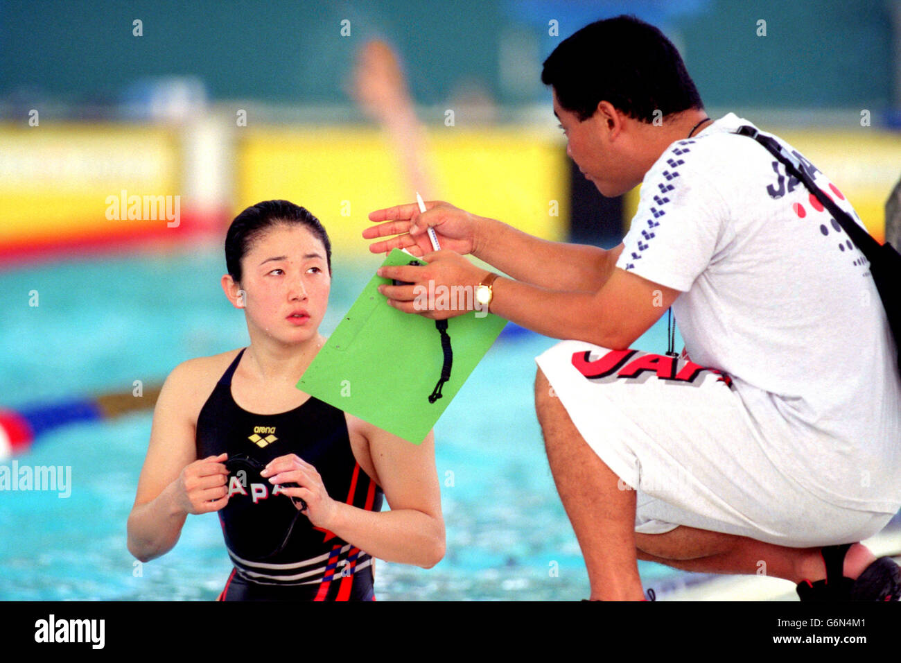 Coaching in atlanta olympic swimming pool hi-res stock photography and ...
