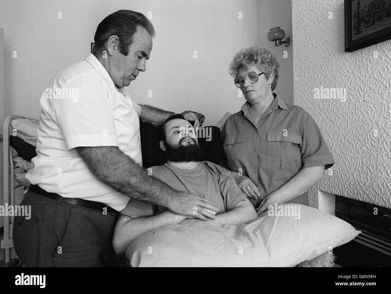 PATRICK BALDWIN AT HOME IN GAINSBOROUGH. PATRICK BALDWIN AT HOME IN ...