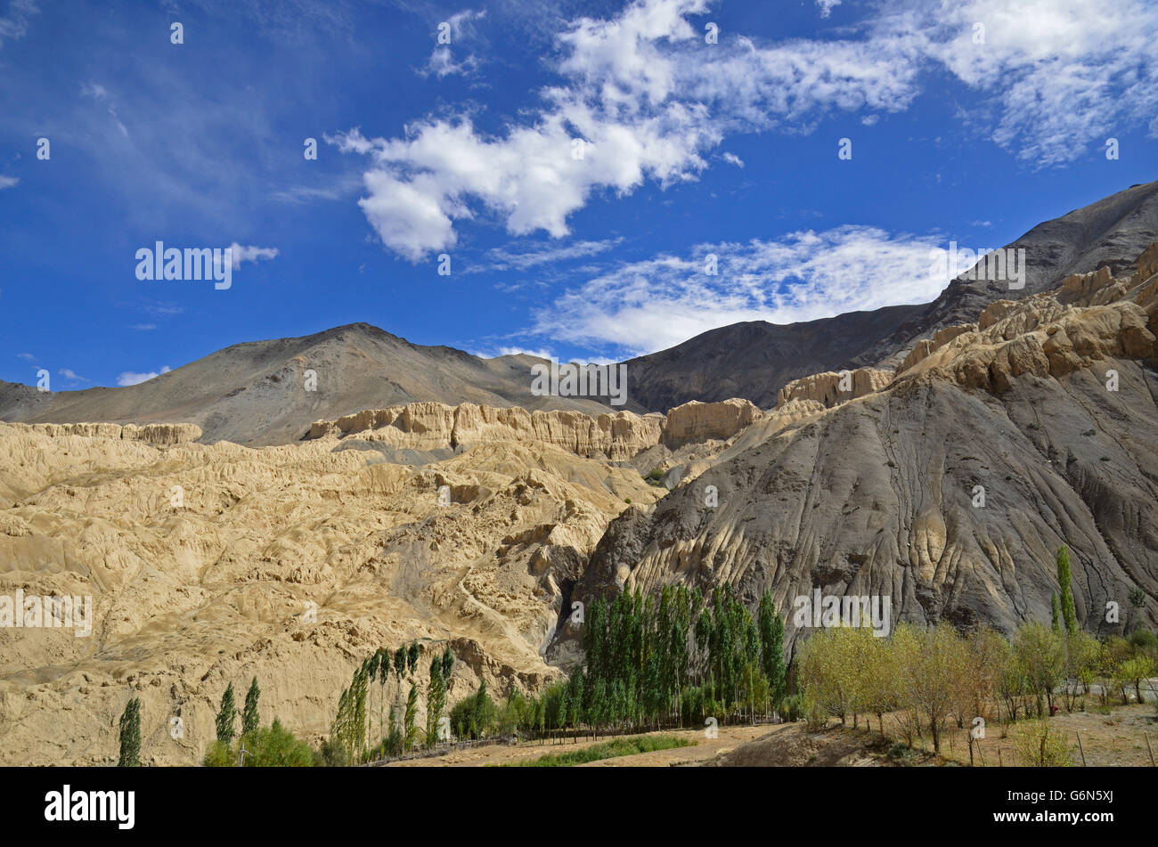 Moonland type landscape, Lamayuru, Ladakh, India Stock Photo - Alamy